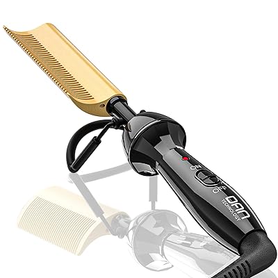 Dan Technology mini hot comb,travel size pressing comb,450^0F hot comb ...