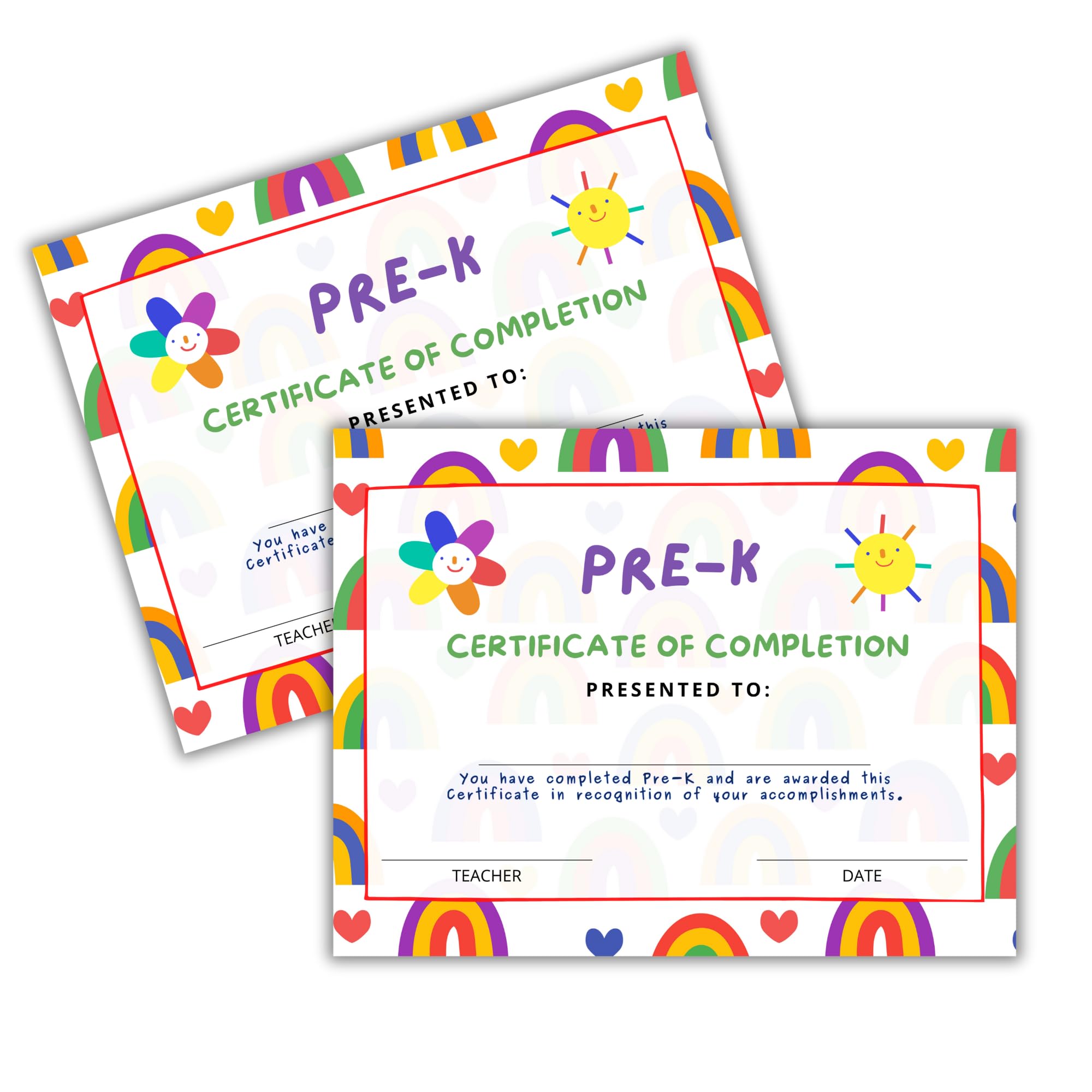Pre K Diploma Template Nursery Preschool Graduation Certificate G83BN
