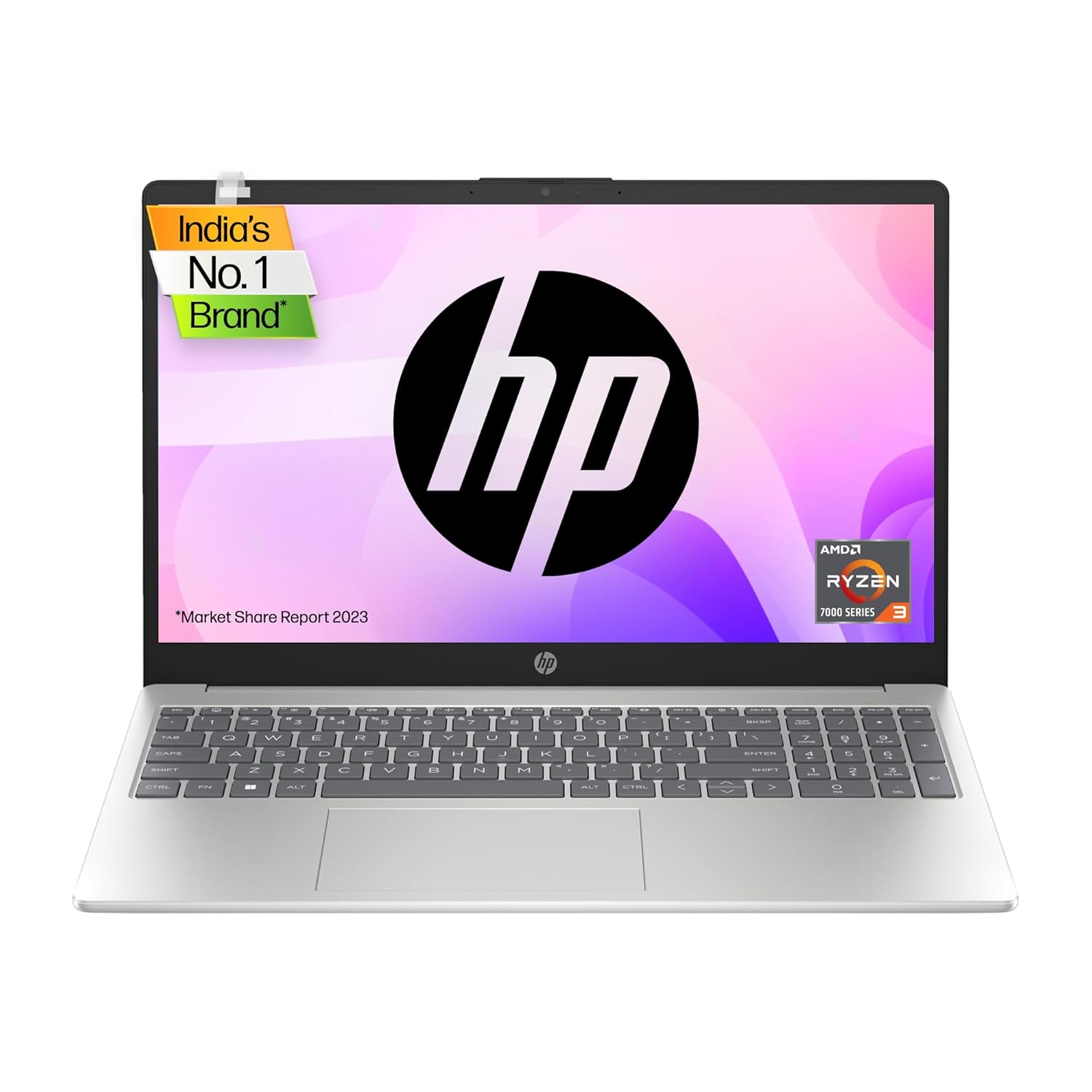 HP Laptop 15 - AMD Ryzen™ 3 7320U, 15.6inch(39.6 cm) FHD, IPS, Micro ...