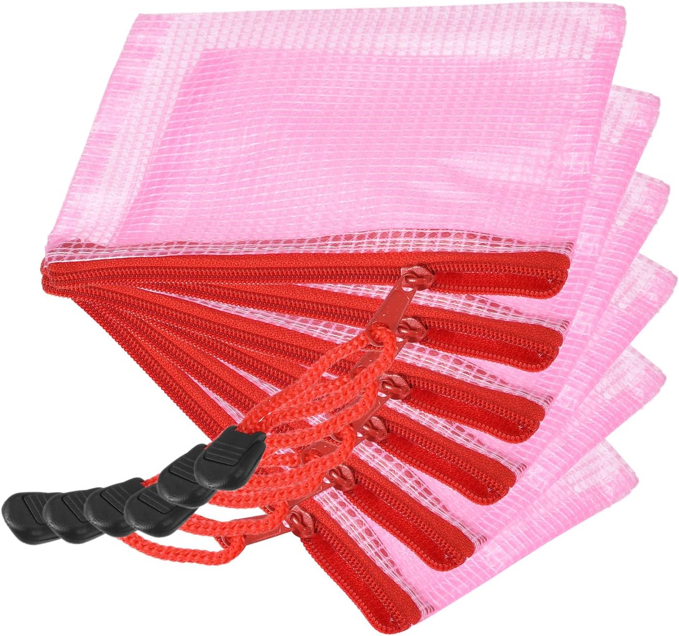 Amazon.com : YOKIVE 6 Pack Mesh Zipper Bags, B8 Mesh File Pockets ...