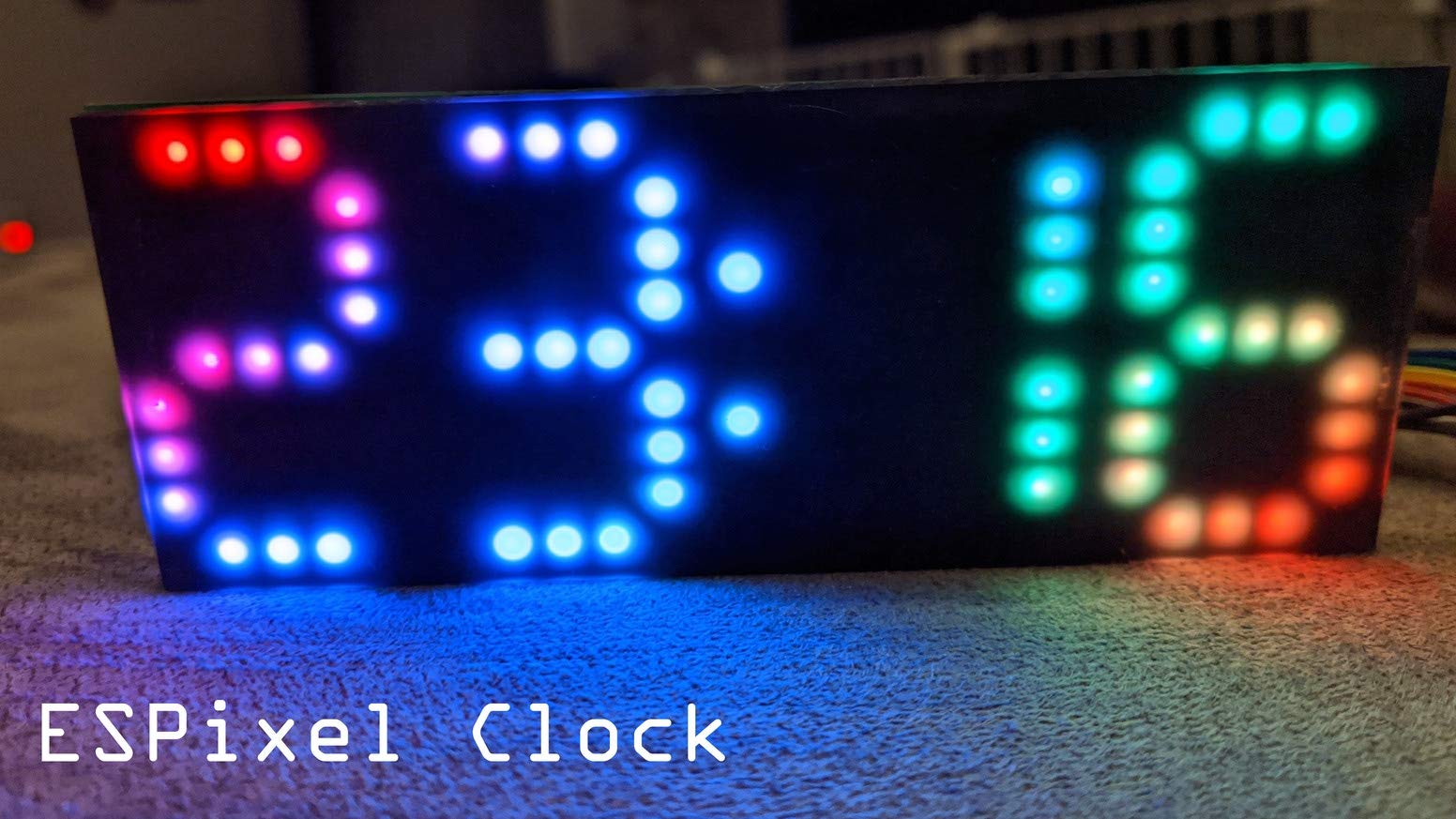 Buy Generic ESPixel Clock Pixel-Based 7 Segment Display with ESP32 Online at Lowest Price Ever ...