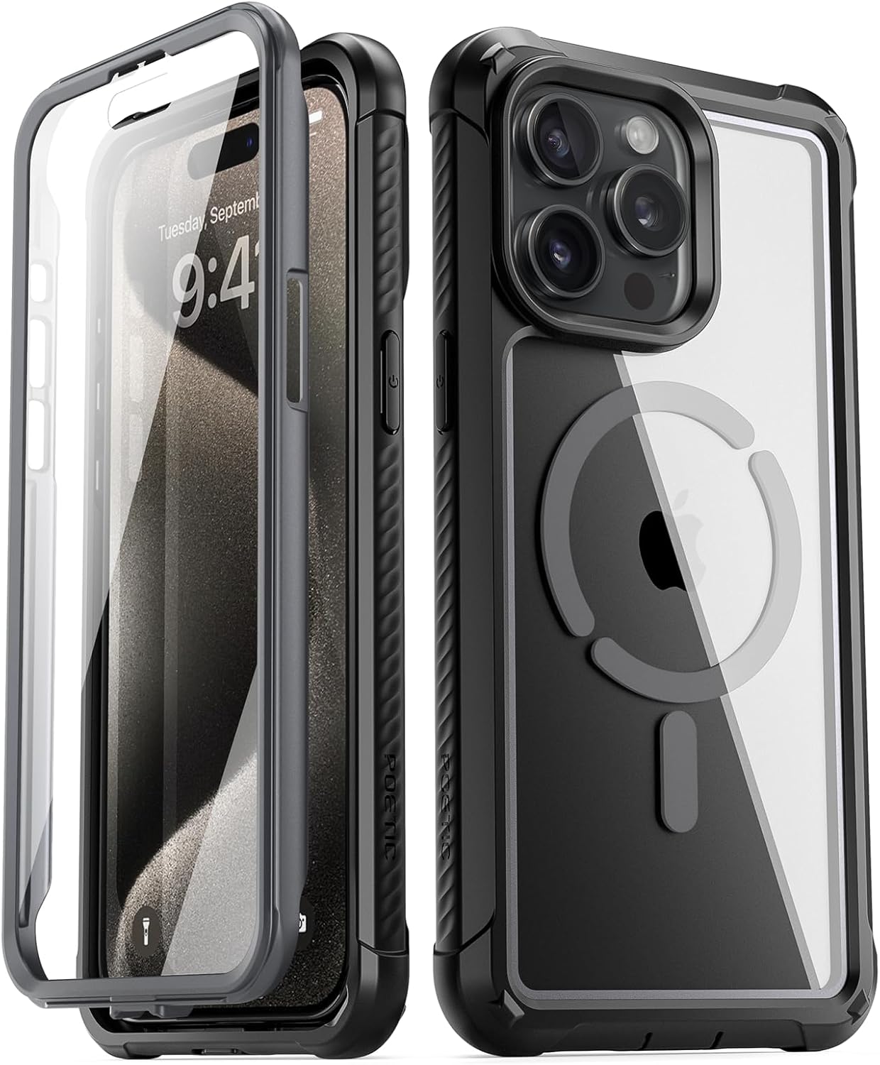 Amazon.com: Poetic Guardian MagPro Case for iPhone 15 Pro 6.1 Inch ...
