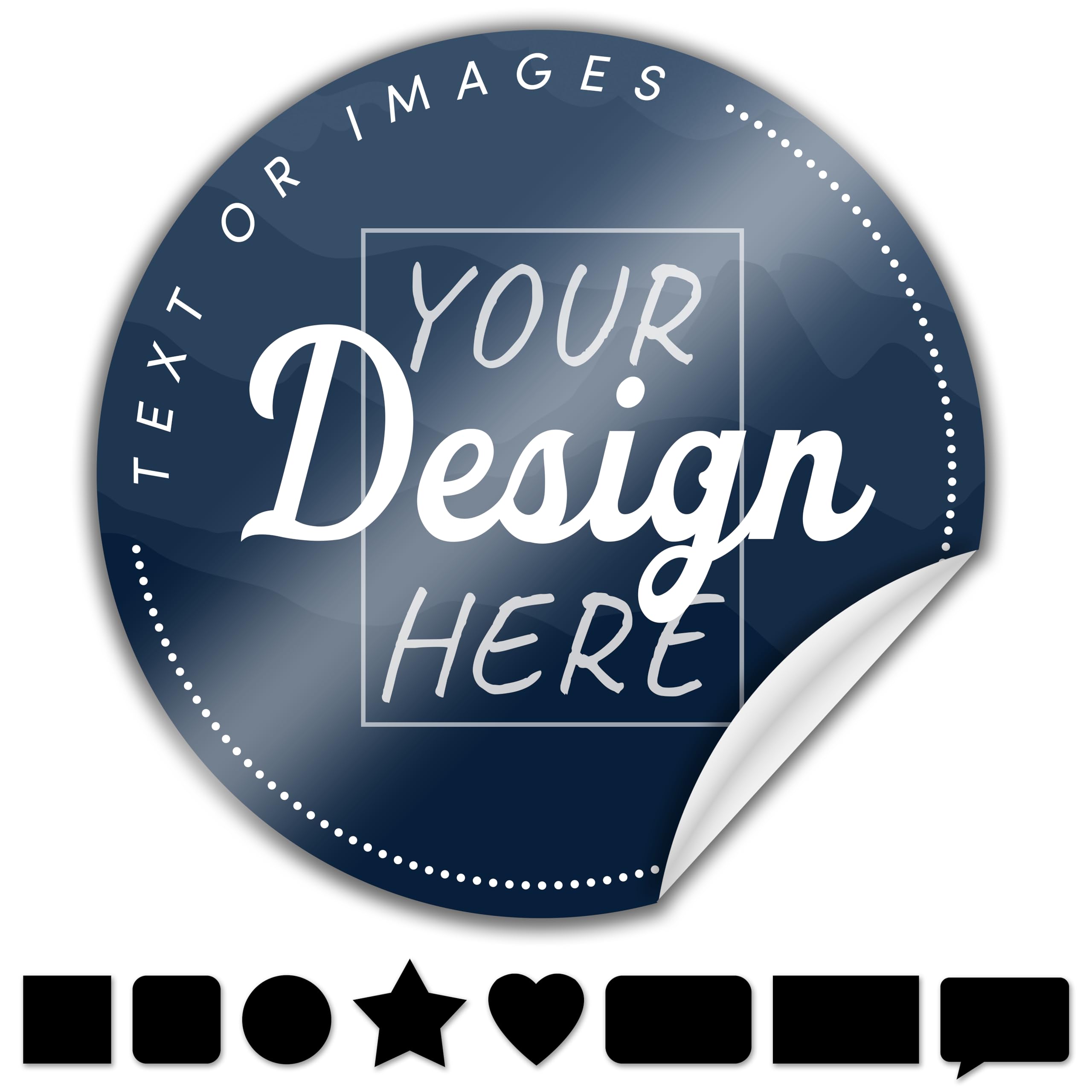 Amazon.com: VulgrCo Custom ProMax Vinyl Labels for Image Photo Picture ...