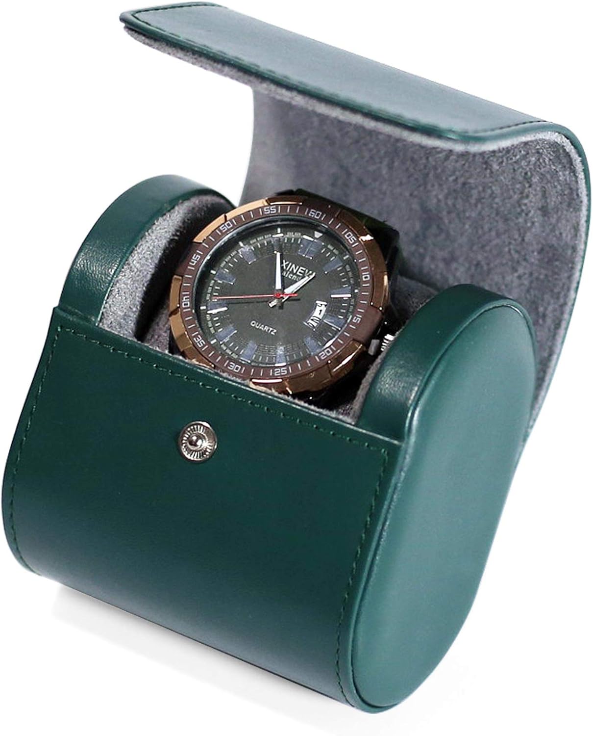 Amazon.com: Besforu Watch Roll Travel Case for Men and Women with Suede ...