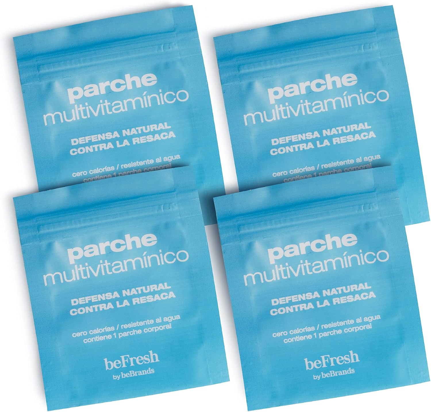 beFresh | Parche Multivitamínico x4 Unidades para Prevenir la Resaca ...