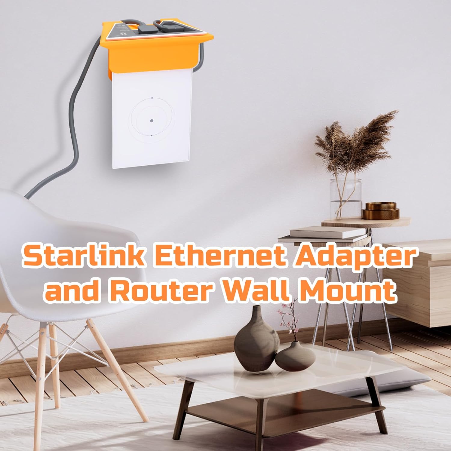 Starlink Router Wall Mount, with Starlink Ethernet Adapter Wall Mount ...