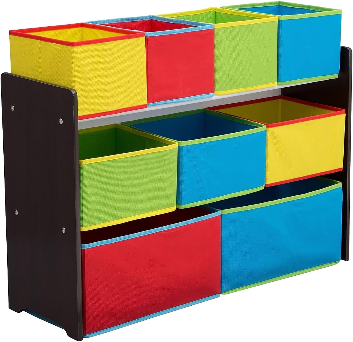 Amazon.com: HOLMZCED 3 Tiers Stackable Rolling Storage Cart, Storage ...
