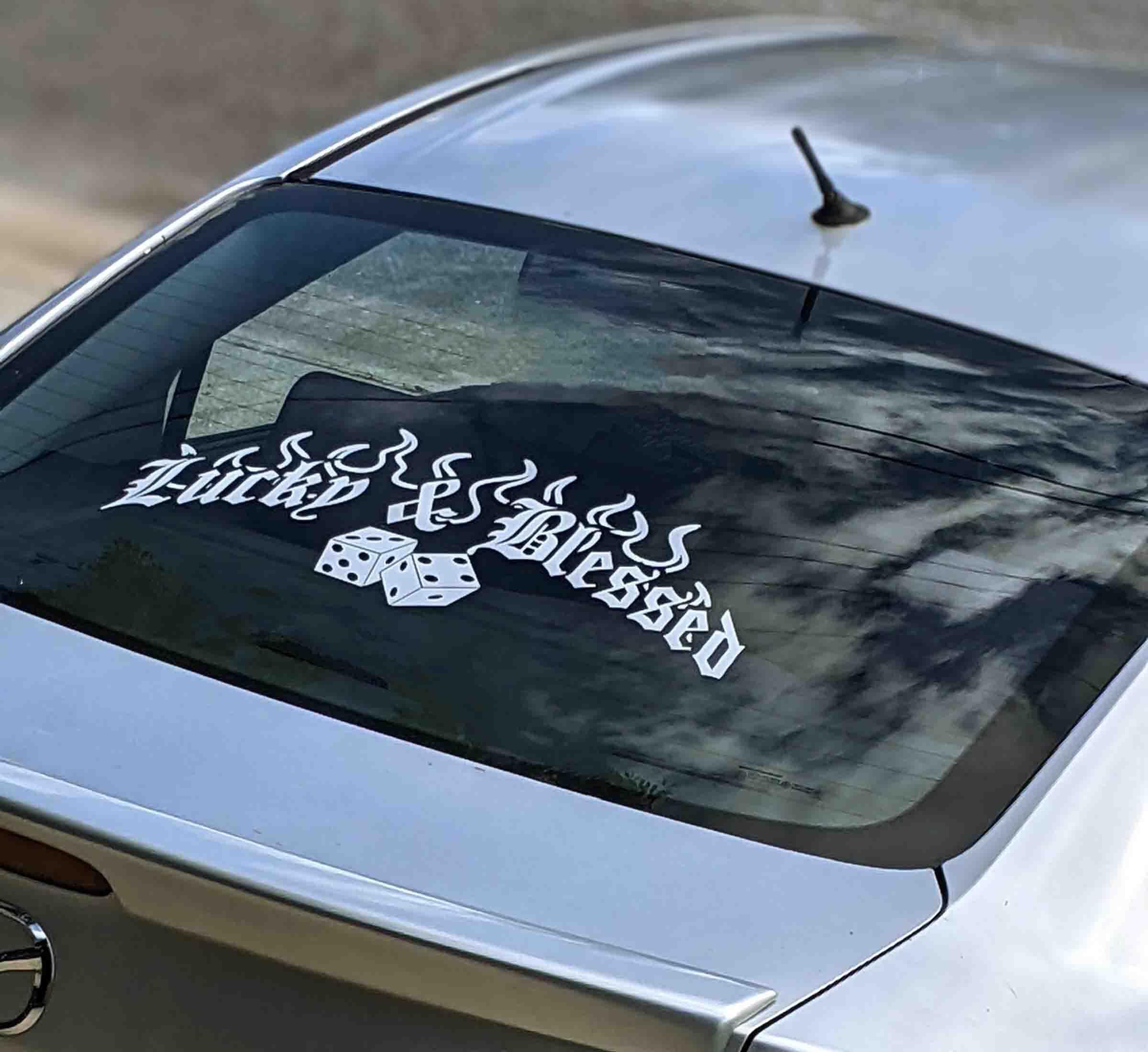Amazon.com - Gy Vinyl Arts Slow Boyz - No Rush Rear Window Windshield ...
