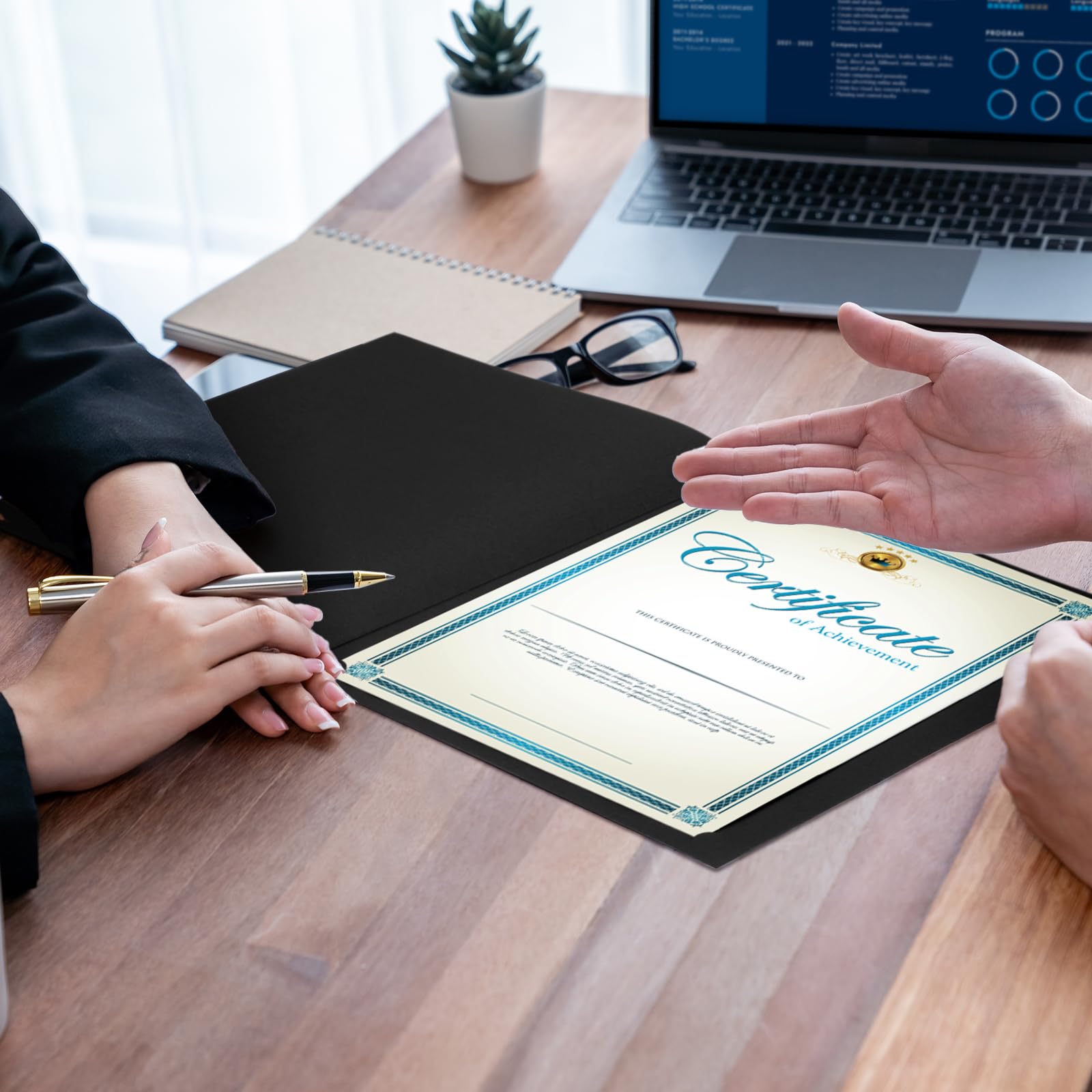 Snapklik.com : Fainne 120 Packs Certificate Holders Bulk, Diploma ...