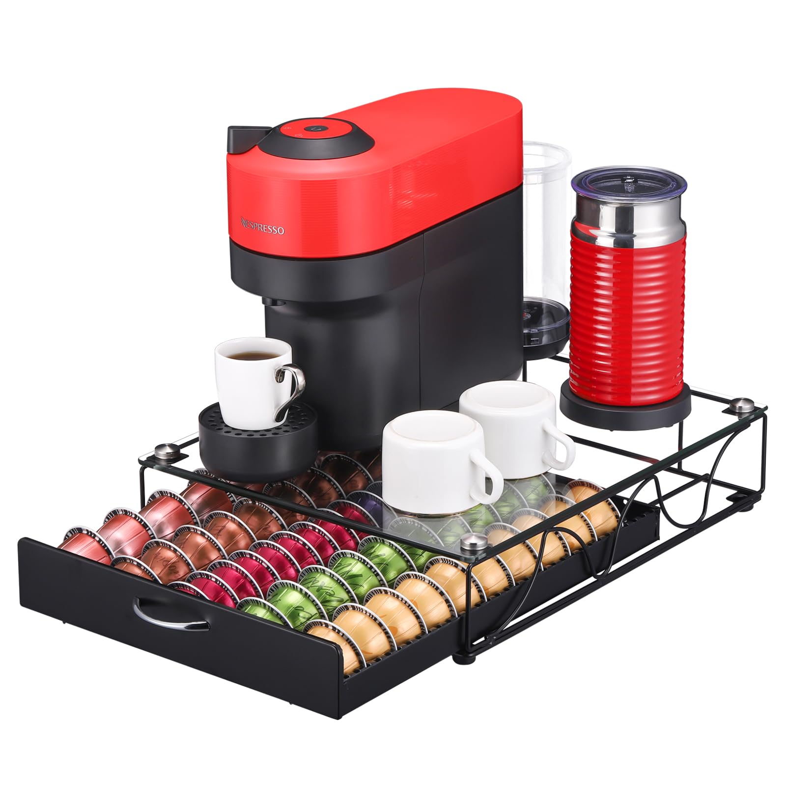 Amazon.com: Nespresso Capsule Holder Drawer for With Glass For Cabinet ...