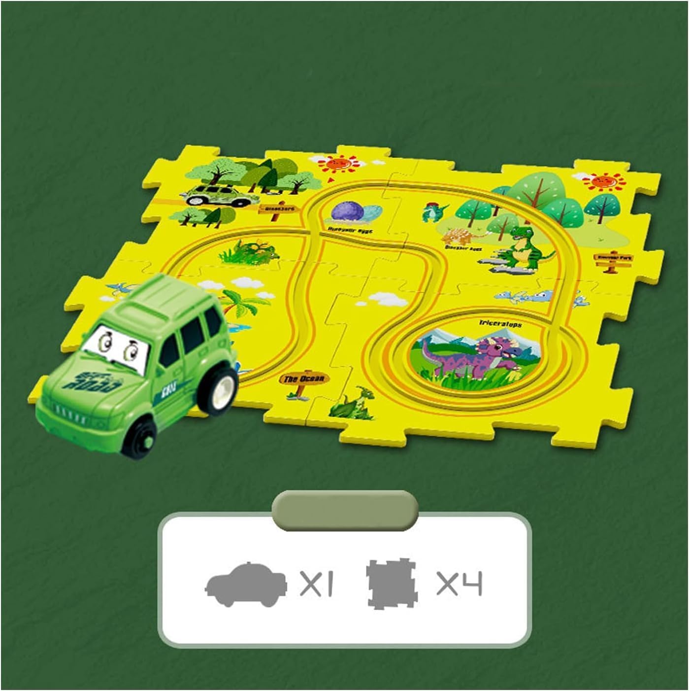 Amazon.com: Racer Kids Car Track Play Set - 2024 Best Educational ...
