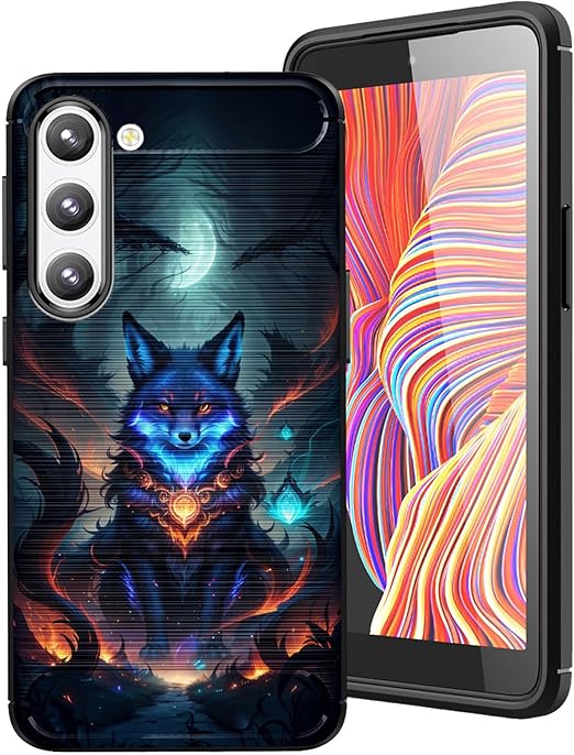 DHEEBFWE Coque à texture brossée, ultra fine et souple en TPU conçue ...