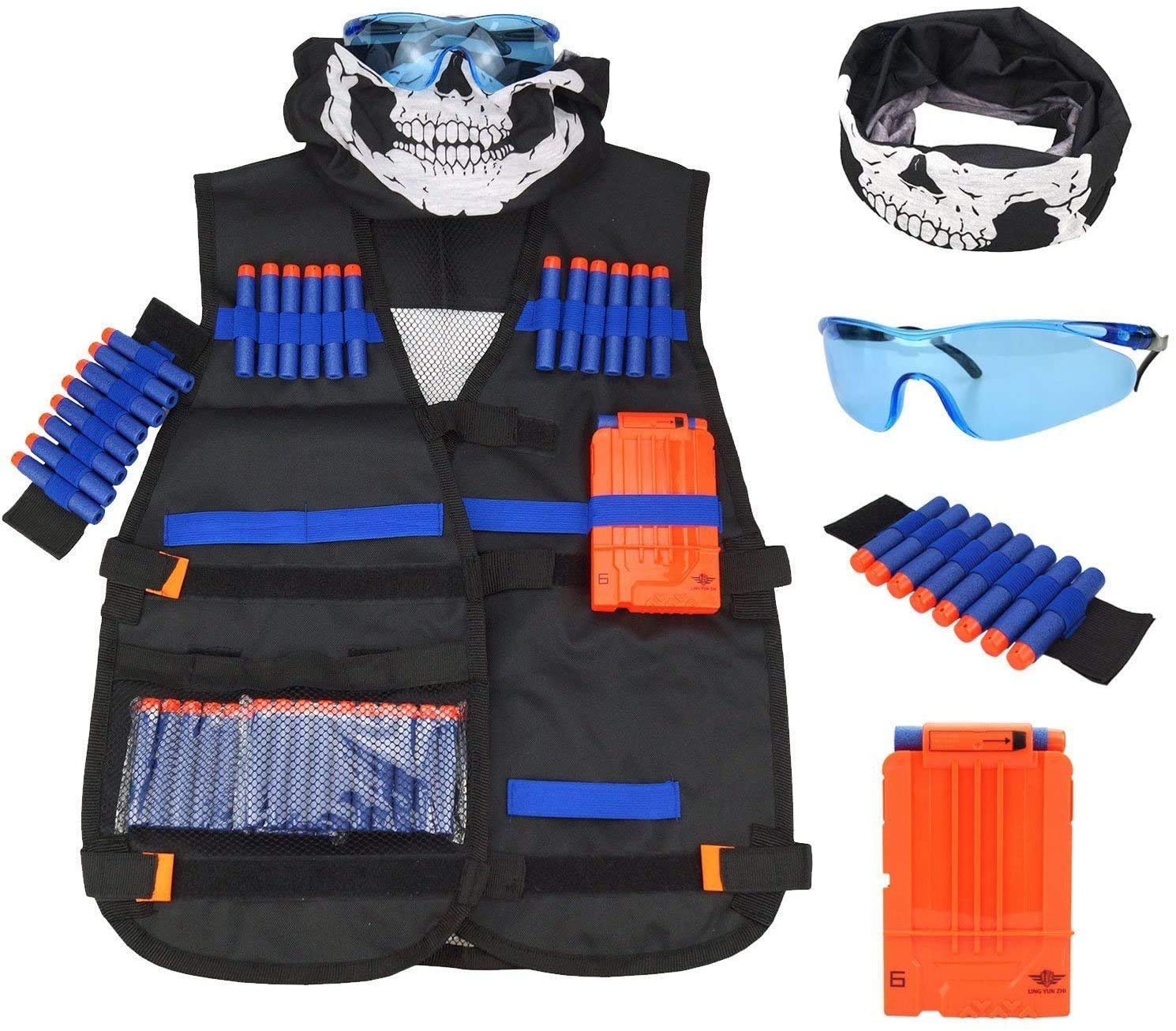 Kids Tactical Vest Nerf Guns N Strike Elite Series With Tactical ...