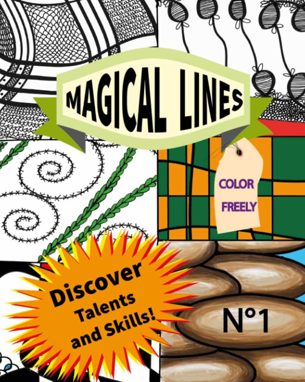 Magical Lines: Discover Talents and skills. Color Freely.: Correa ...