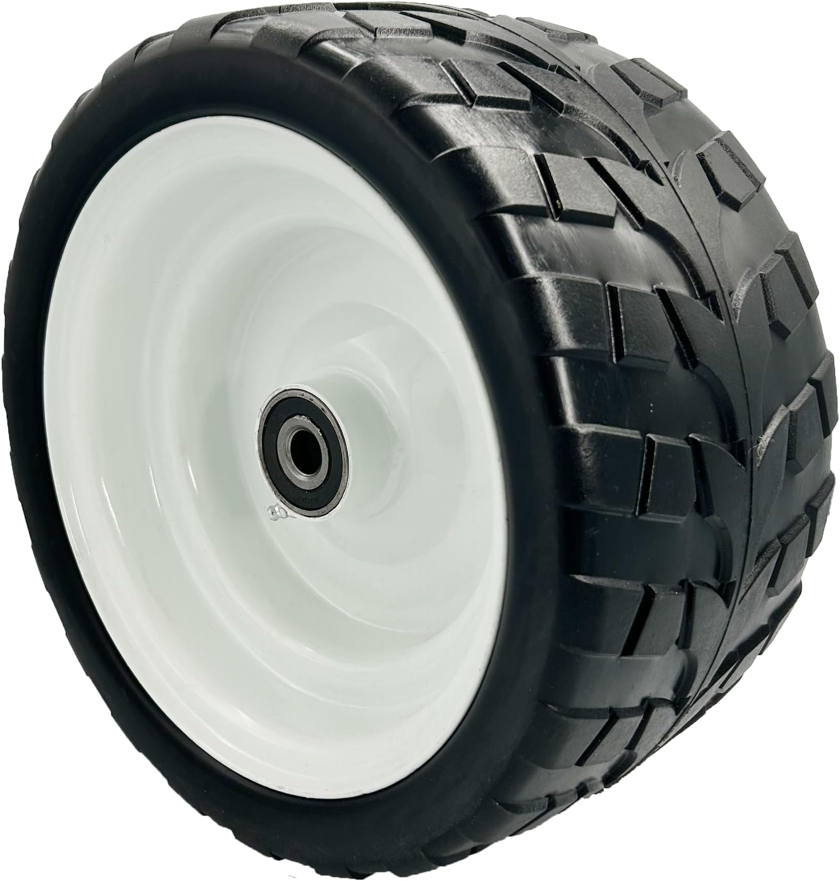 Amazon.com: 12x6.00-6 Flat Free Lawn Mower Tire with 3/4 & 5/8 Bearings ...