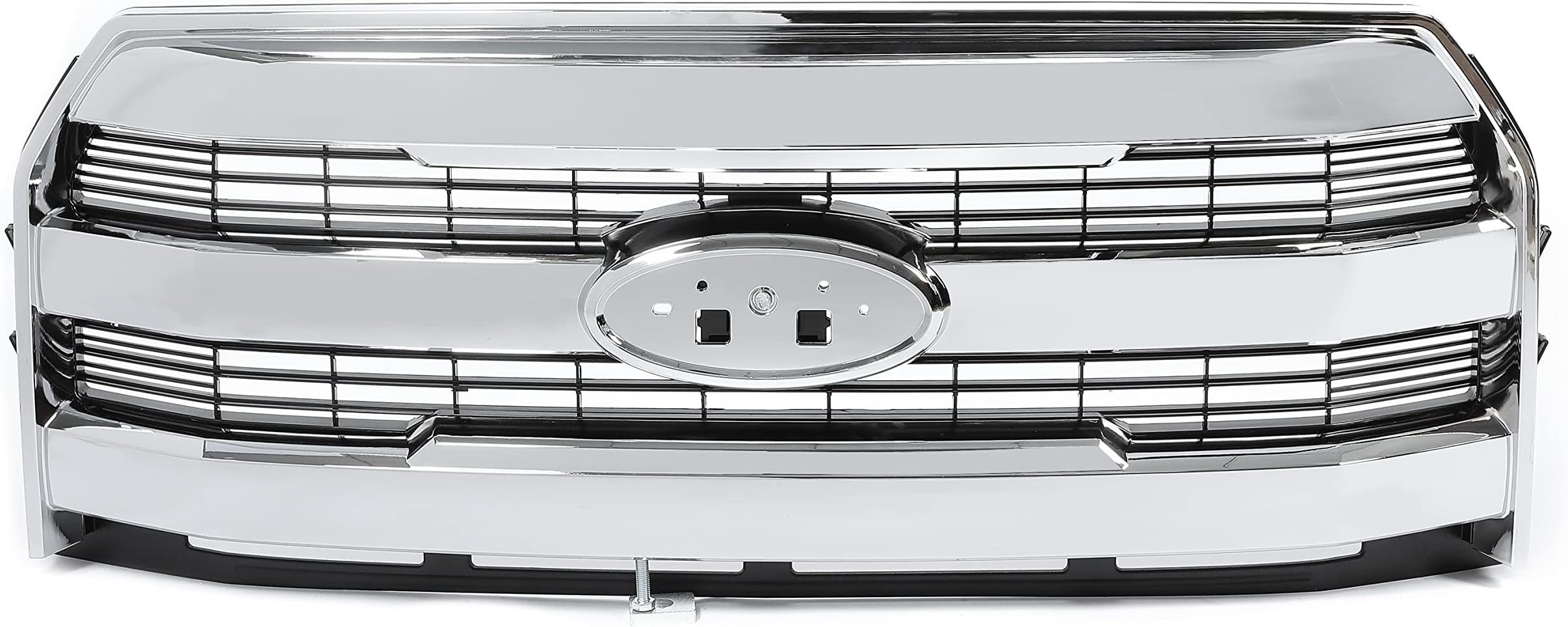 Amazon.com: AILIECHO Horizontal Front Grill, Gloss Black Hood Bumper ...