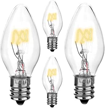 Amazon.com: HQRP 4-Pack 15W 120V Light Bulbs Compatible with Better ...