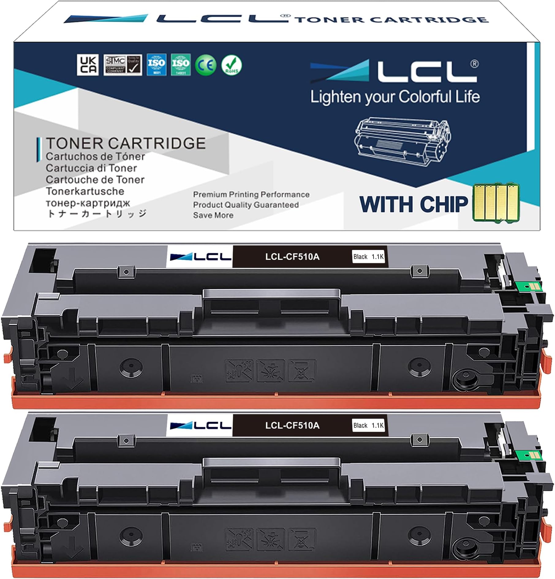Amazon.com: LCL Remanufactured Toner Cartridge with Updated Chip ...