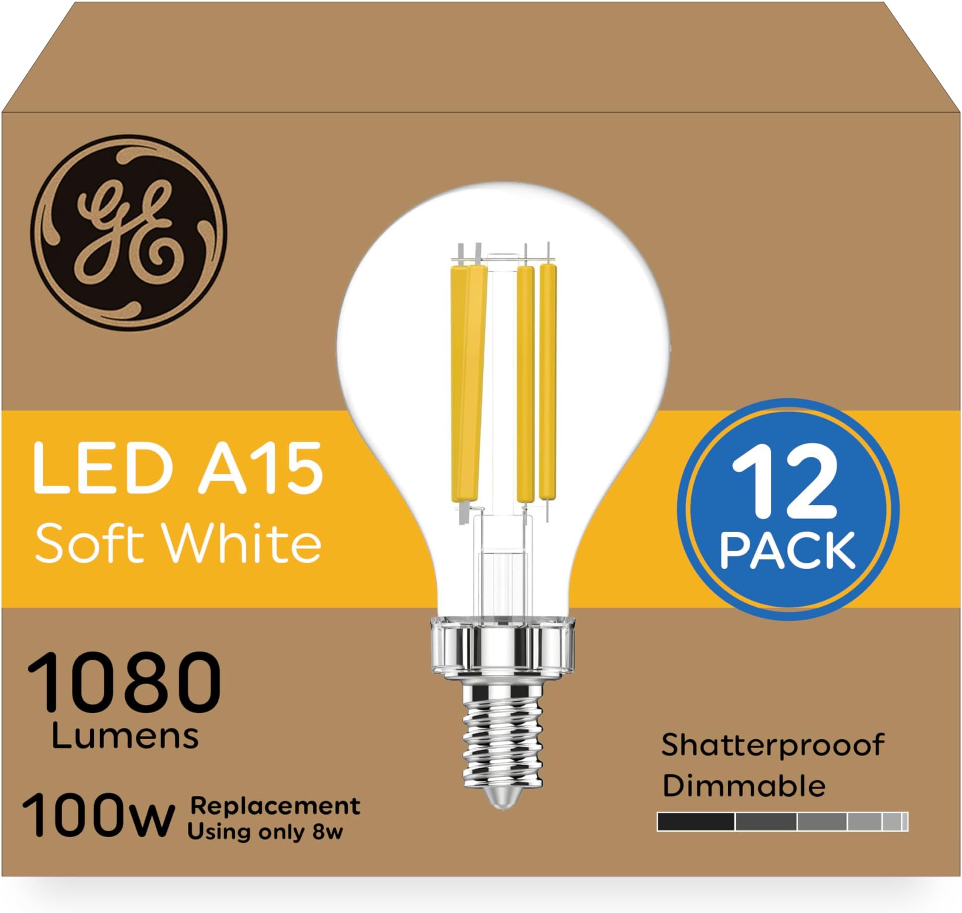 GE Ultra Bright LED Light Bulbs, 100 Watt Equivalent, Soft White ...