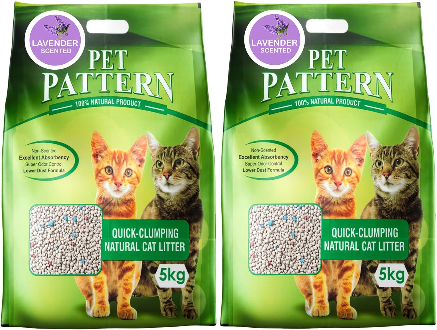 Buy Purepet Clumping Lavender Fragrance Cat Litter (for Multiple Cats ...