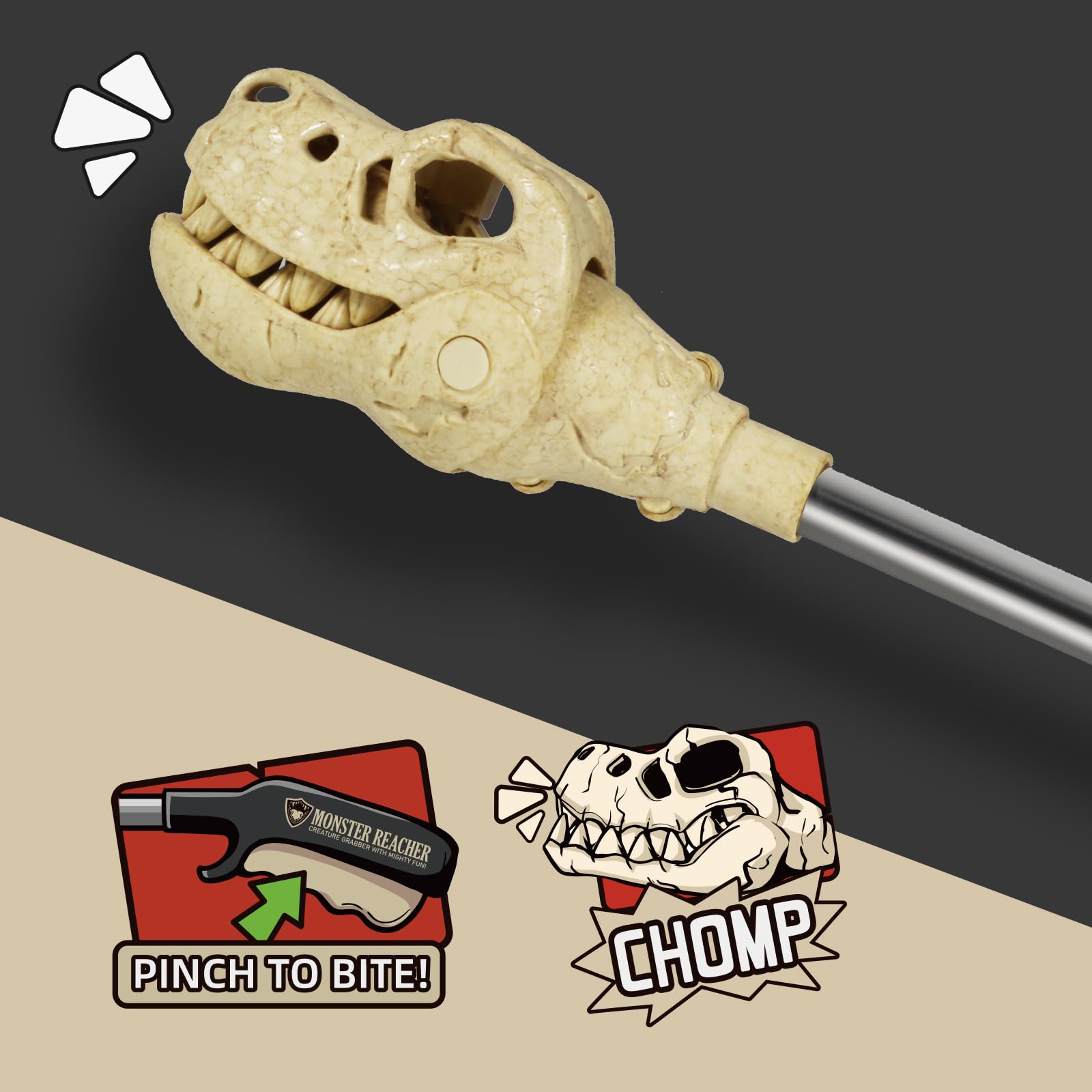 Snapklik.com : DINOBROS Dinosaur Grabber Toy - 16-Inch Interactive T ...