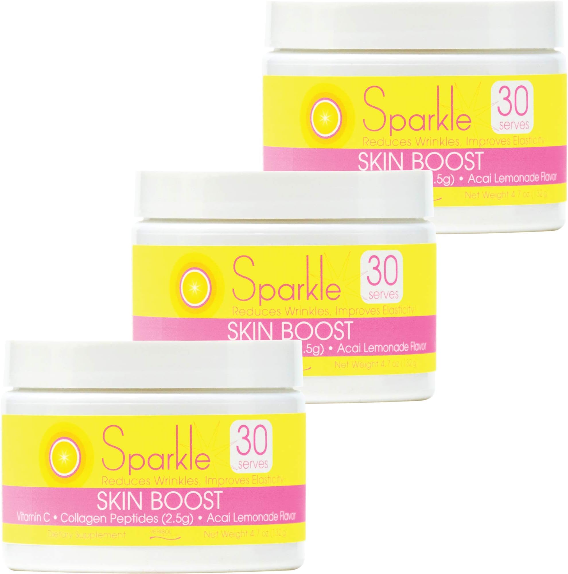 Amazon.com: Sparkle Skin Boost No Flavor Verisol Collagen Peptides ...