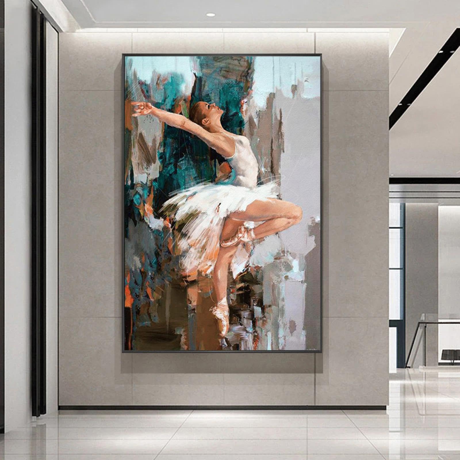 Abstract Ballerina Paintings