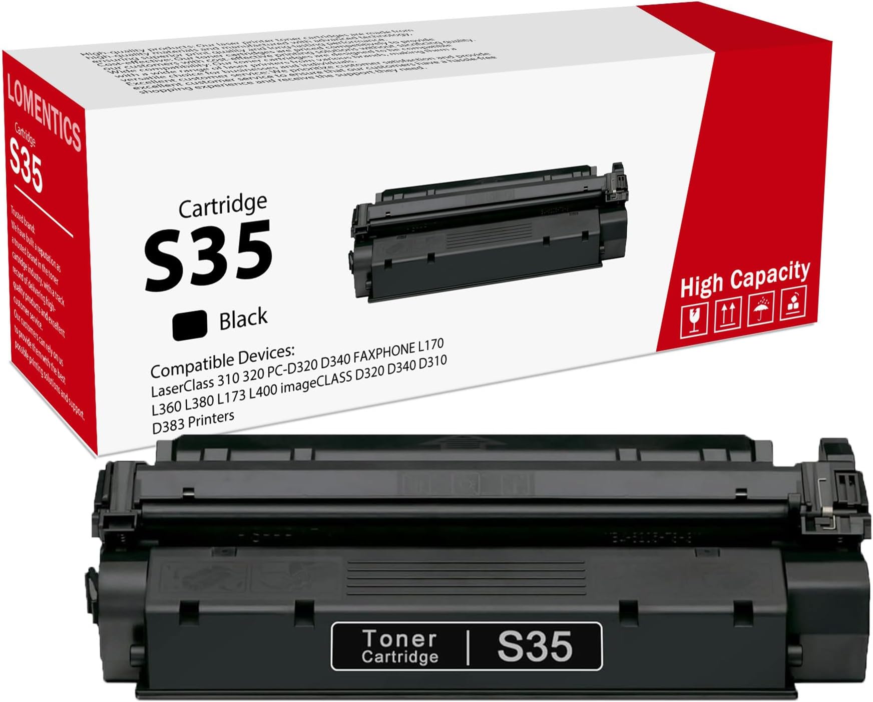 Amazon.com: High Yield S35 Black Toner Cartridge (7833A001AA) 1-Pack ...