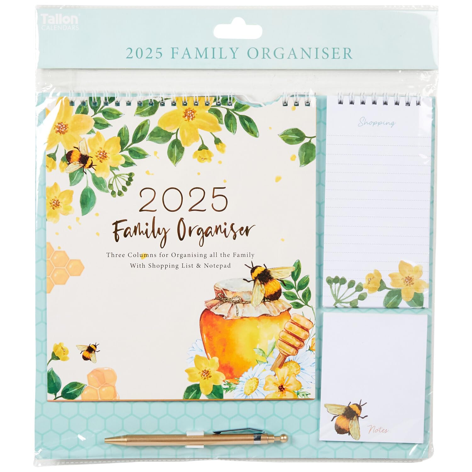 2025 Spiral Bee Calendar and Organiser – 2025 Planer – Perfect Gift for ...