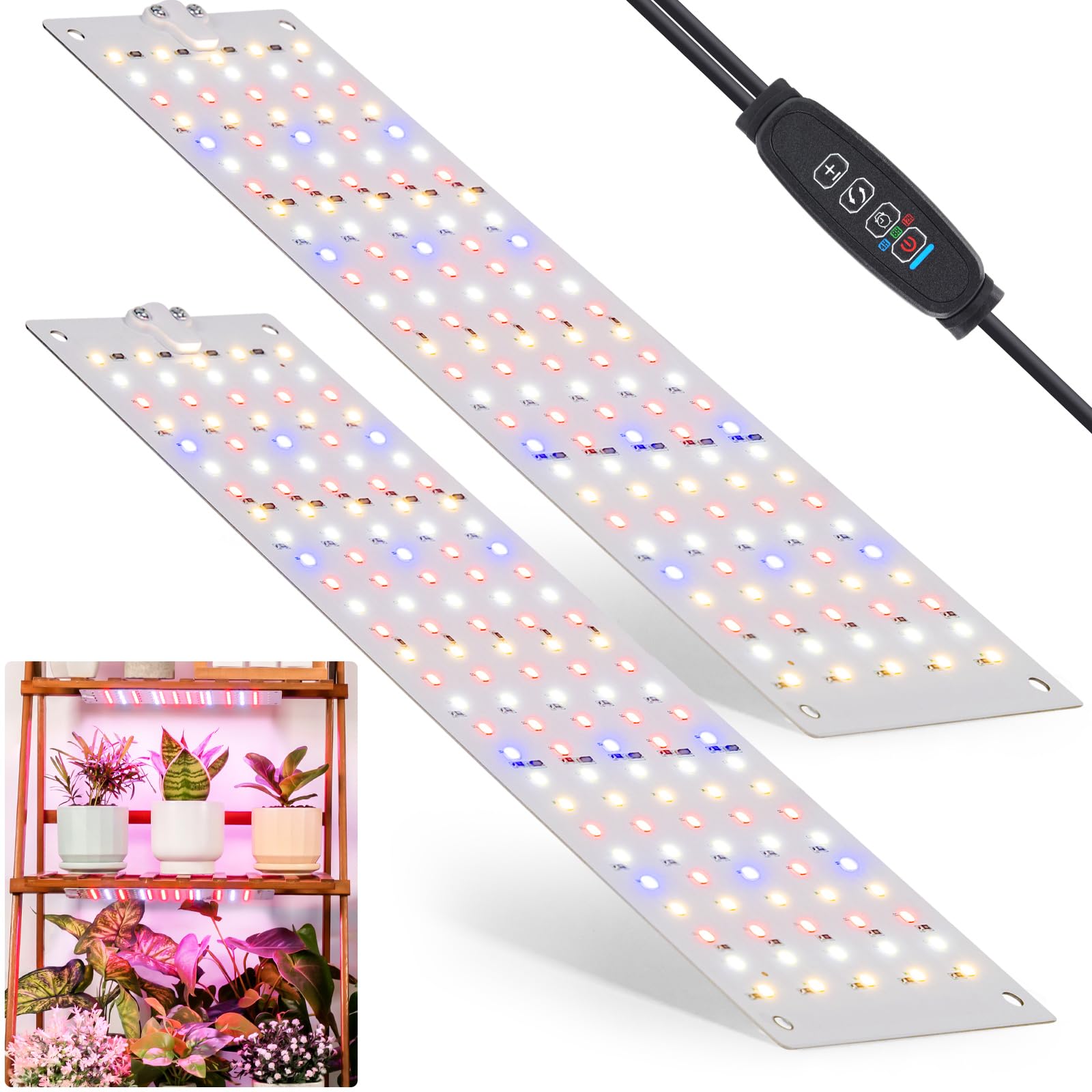 Amazon.com : LBW Plant Grow Light, Red Blue Spectrum Grow Light for ...