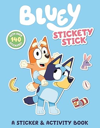 Bluey: Stickety Stick: A Sticker & Activity Book: with over 140 ...