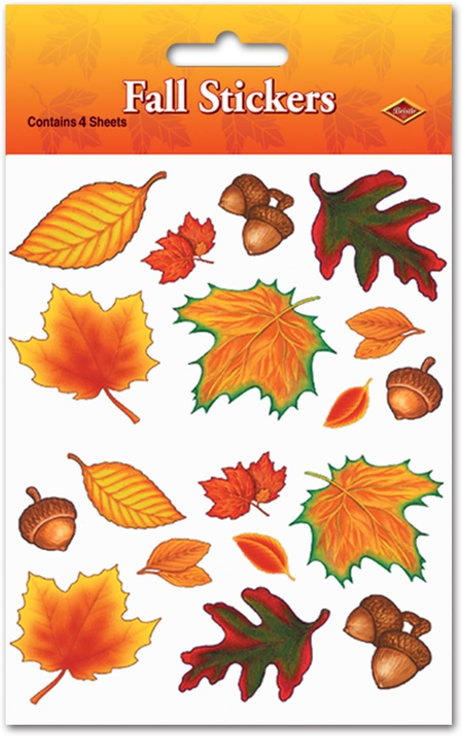Amazon.com: Beistle Fall Leaf Stickers : Arts, Crafts & Sewing