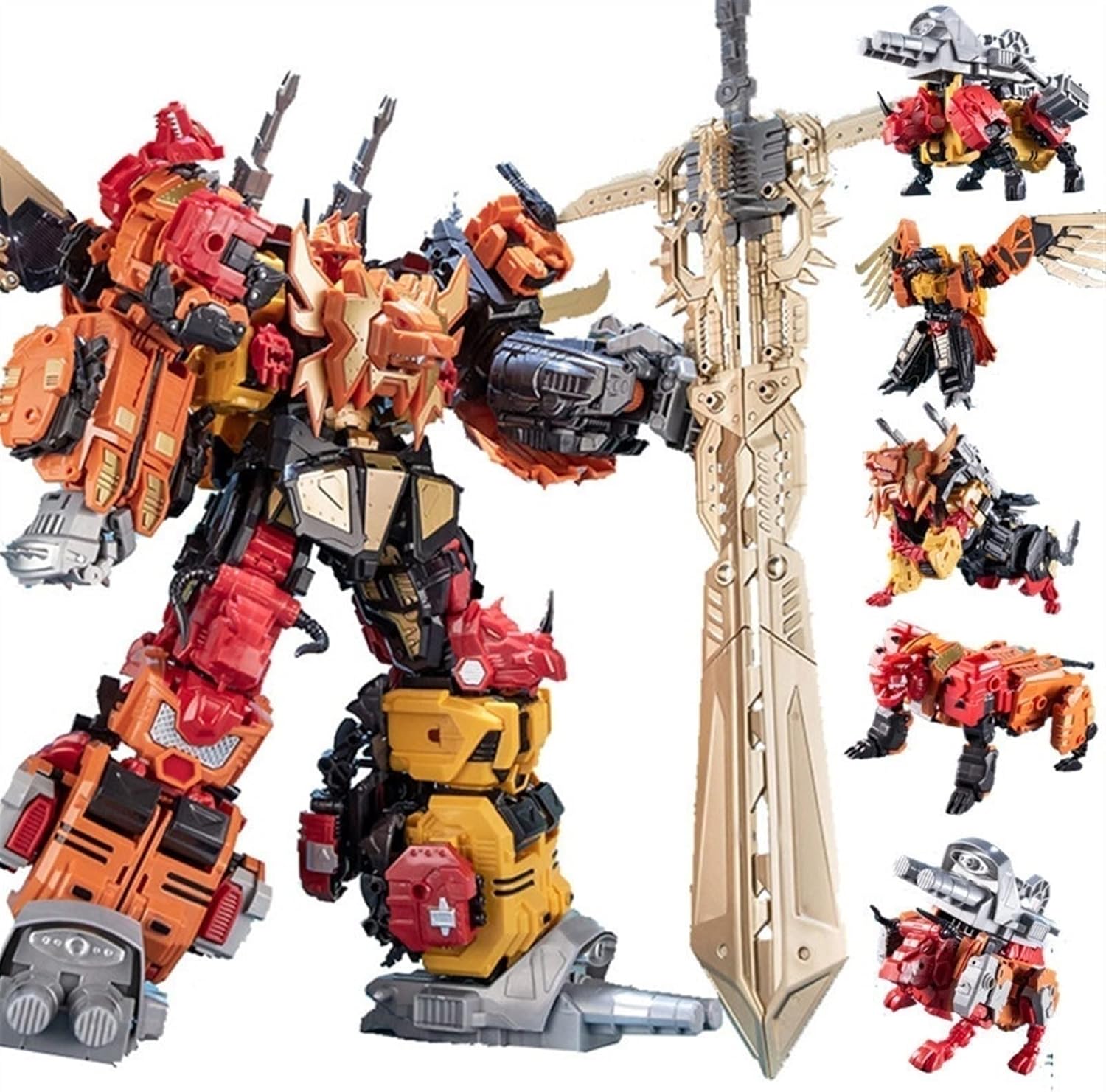 Amazon.com: Transformer Toys, Beast King 5 in 1 Predaking Toys Anime ...