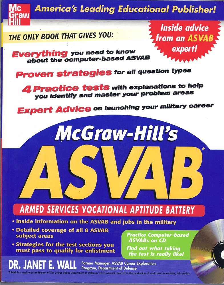 McGraw-Hill's ASVAB with CD-Rom: Wall,Dr. Janet: 9780071453363: Amazon ...