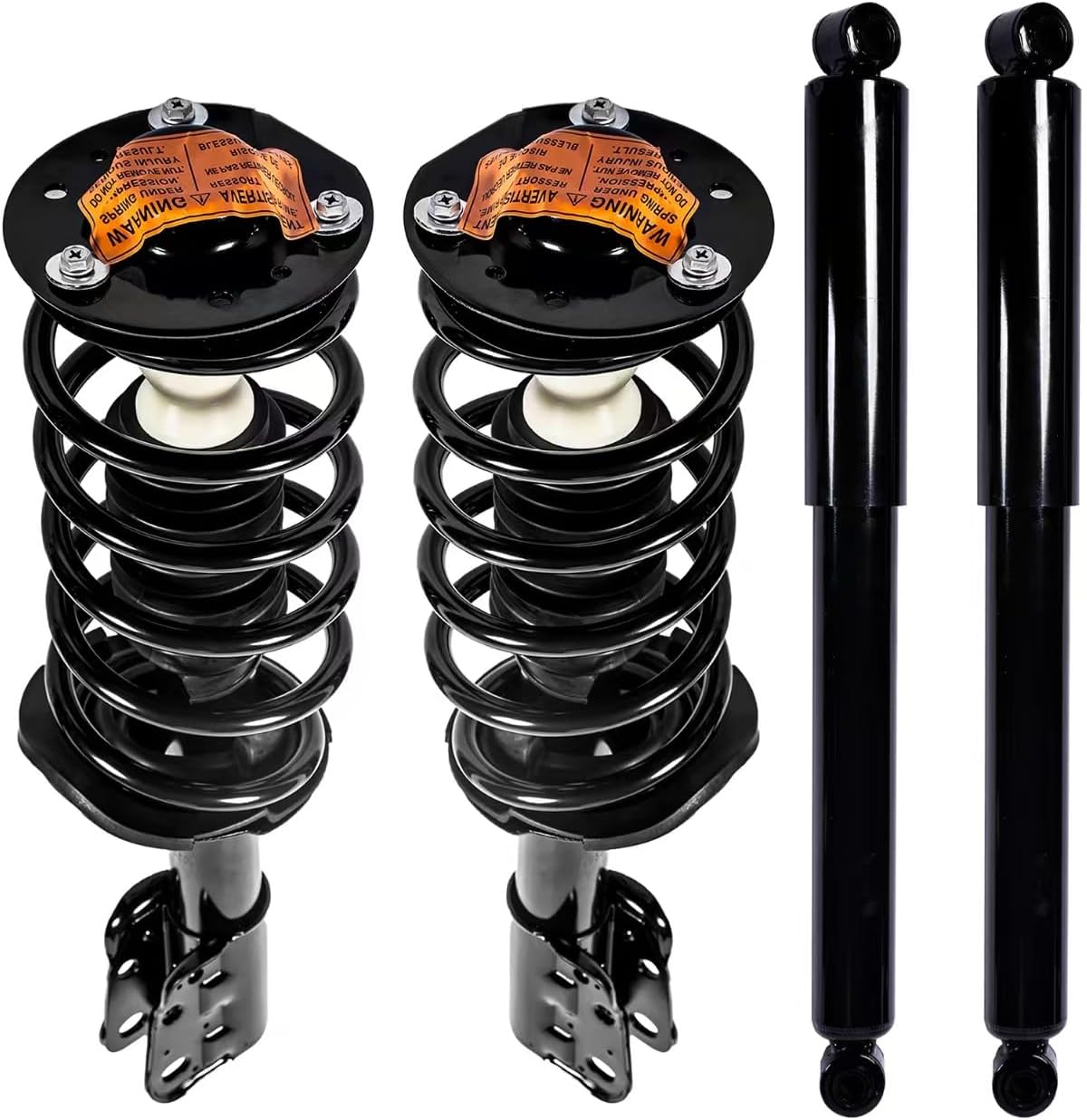 Amazon.com: Peforway Front & Rear Struts Shock Absorbers Assembly ...