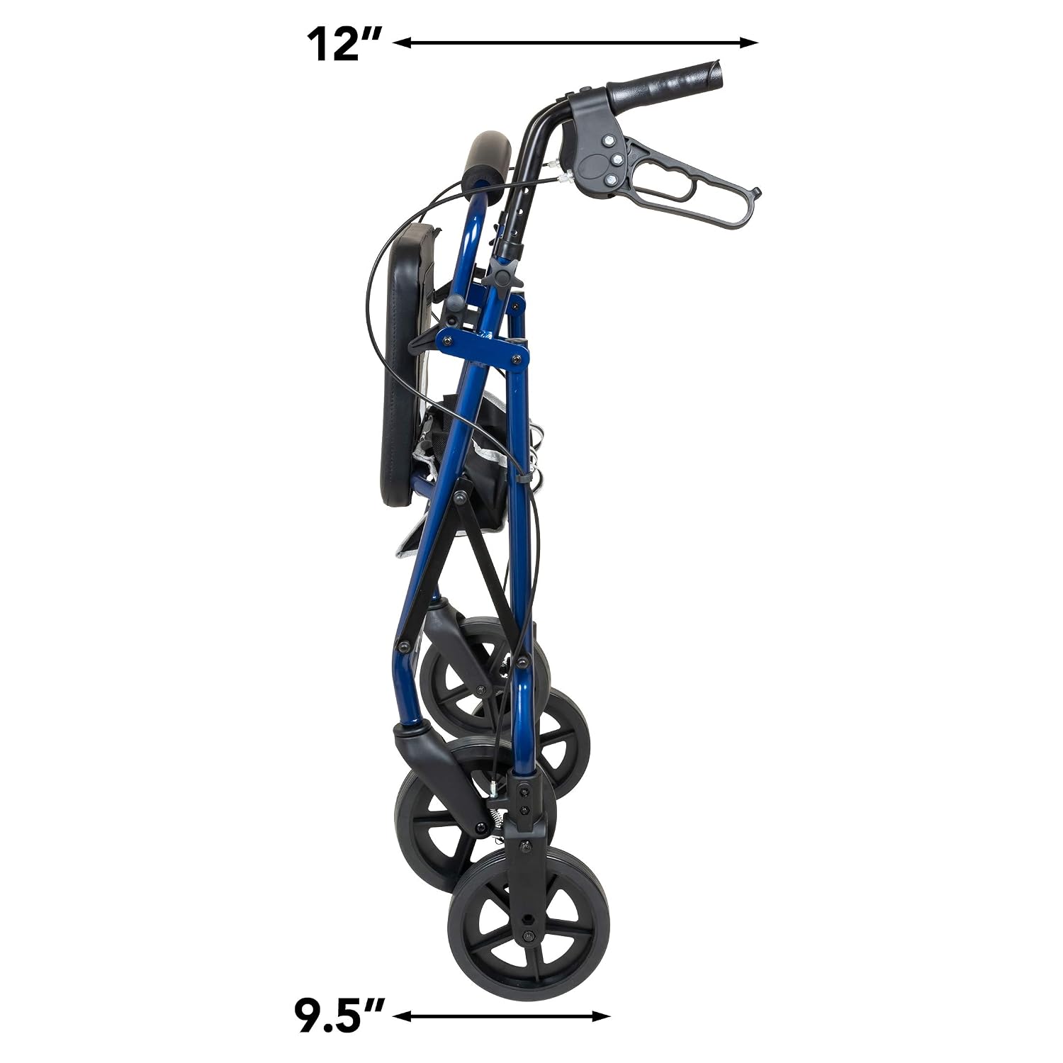 ProBasics Aluminum Deluxe Rollator | 8 Wheels for Stability