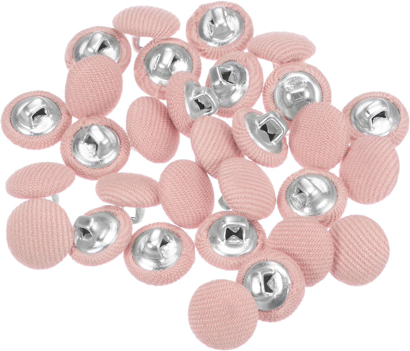 Amazon.com: HARFINGTON 30pcs 18L Fabric Cloth Covered Button 11.5mm ...