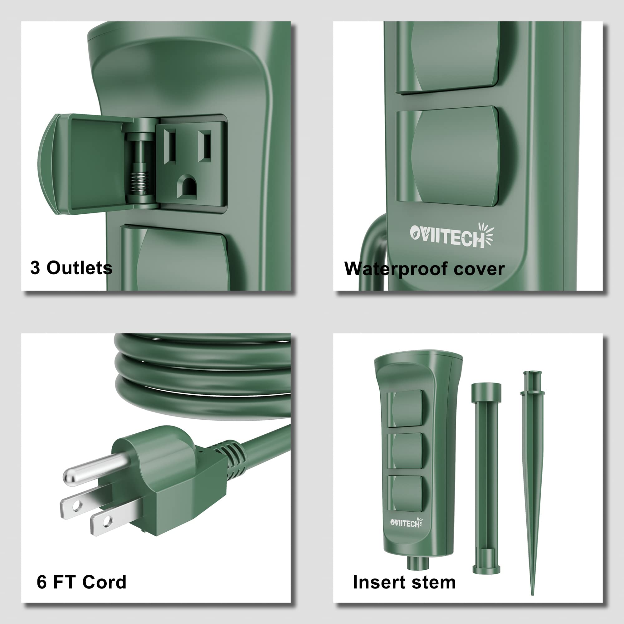 Stake Electrical Outdoor Plugs