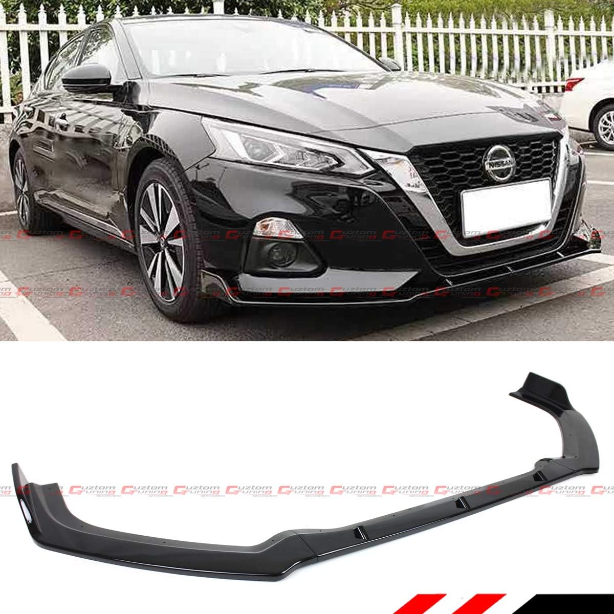 Amazon.com: SCITOO Plastic Front Lip Spoiler Fits for 2019 2020 2021 ...