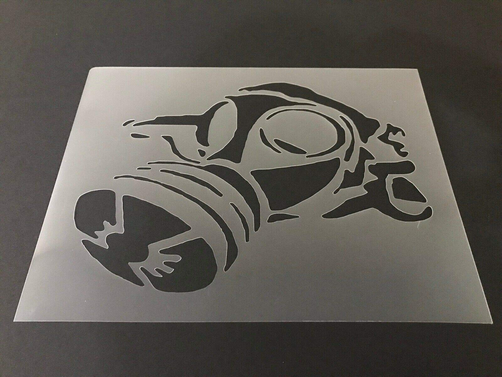 Gas Mask Stencil