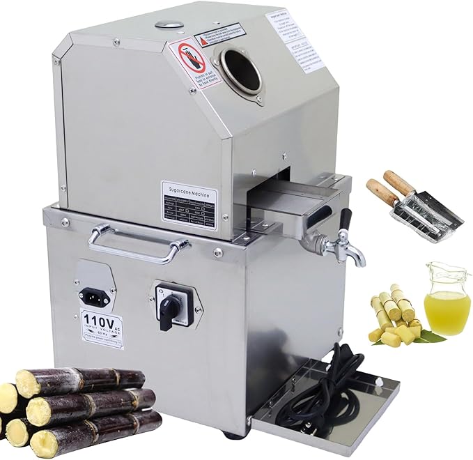 Amazon.com: INTBUYING Electric Sugarcane Juicer, Sugarcane Press ...
