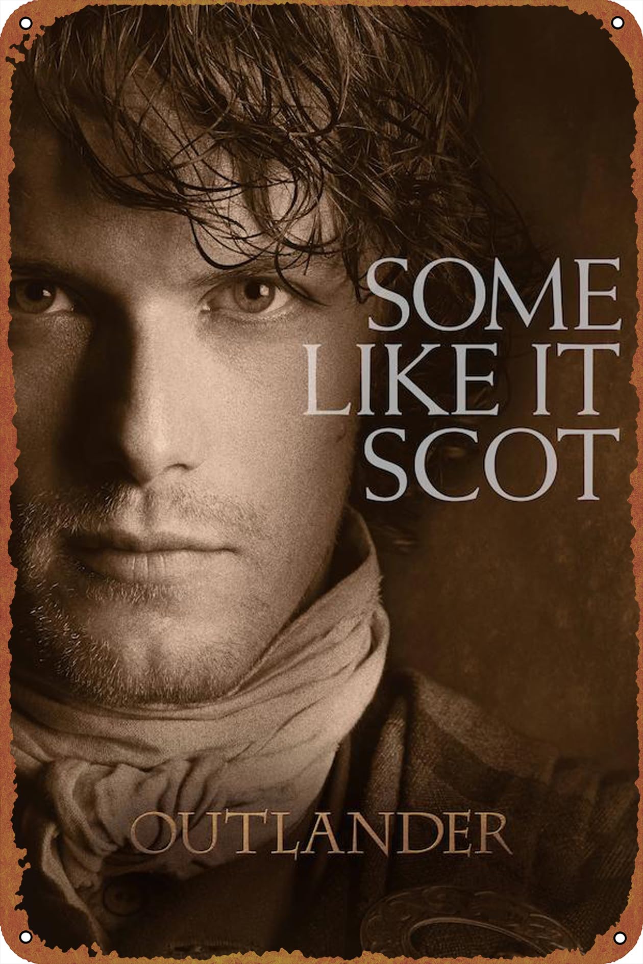 Amazon.com : Outlander Poster Sign Metal Tin Sign Wall Art Decor ...