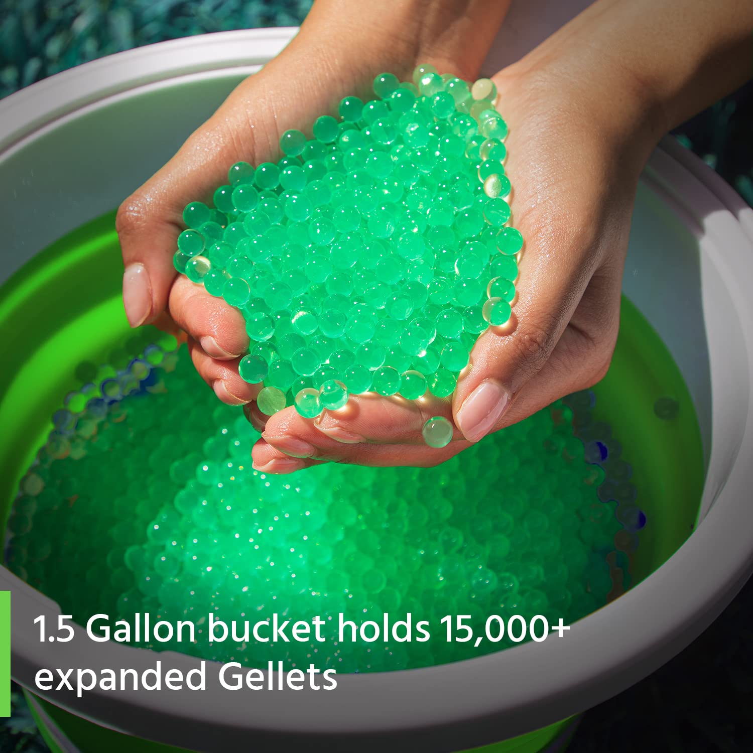 Gel Blaster Collapsible Ammo Tub (1.5 Gallon Bucket – Holds 15,000 ...