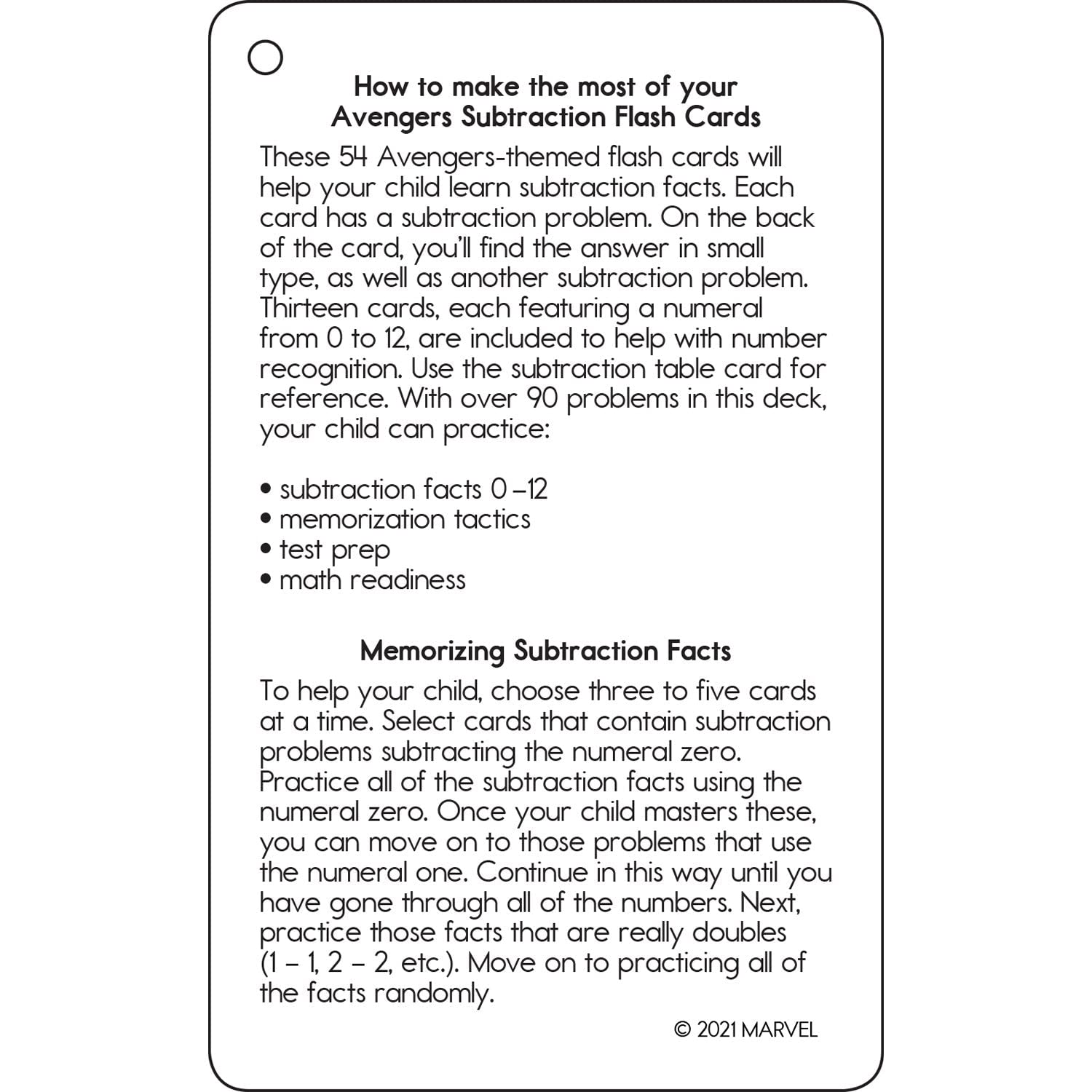 Snapklik.com : Marvel Math Flash Cards For Kids Ages 4-8, Math Fact ...