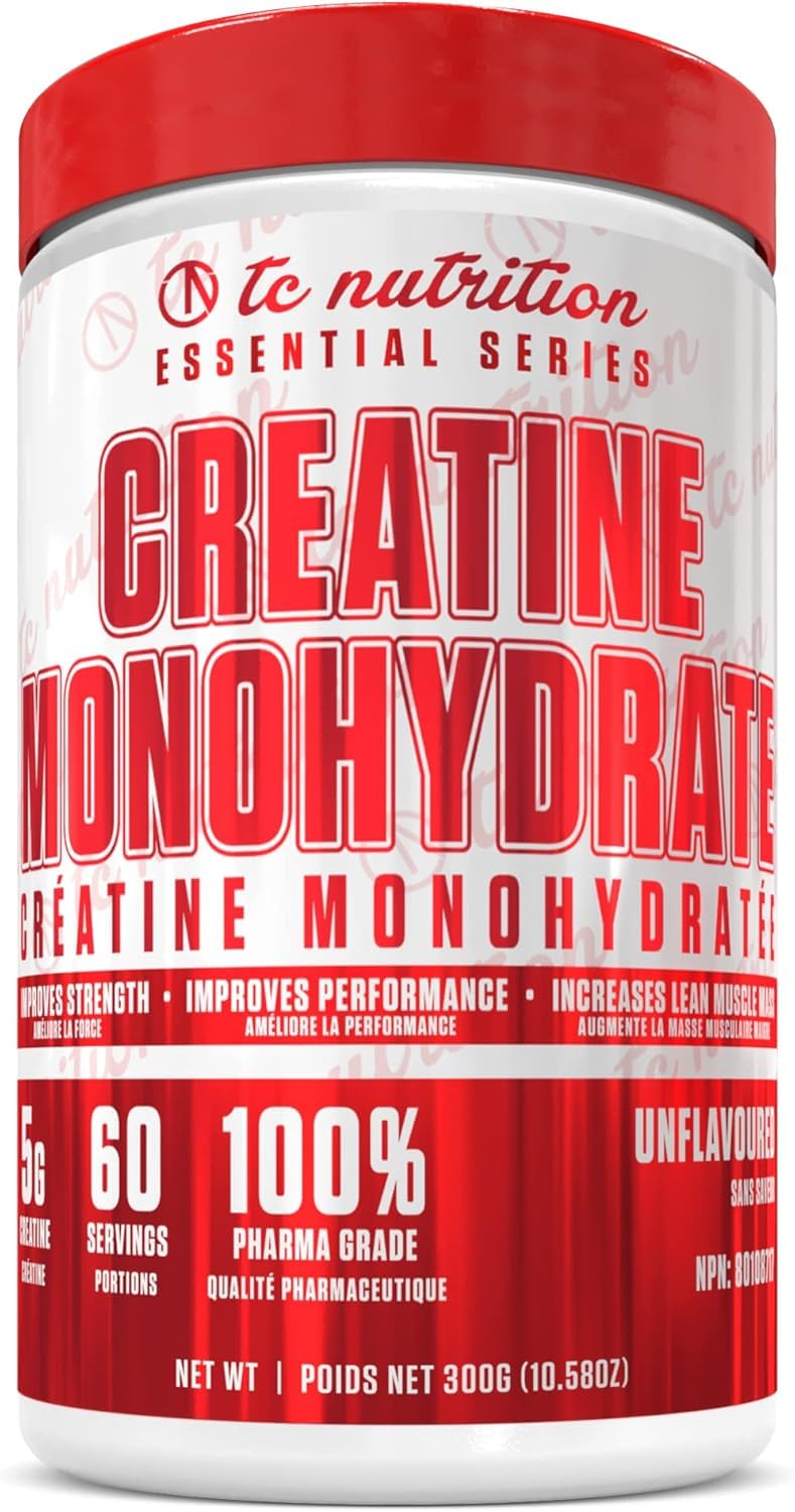 TC Nutrition Creatine Monohydrate Powder 5g - Pure Creatine Powder for ...