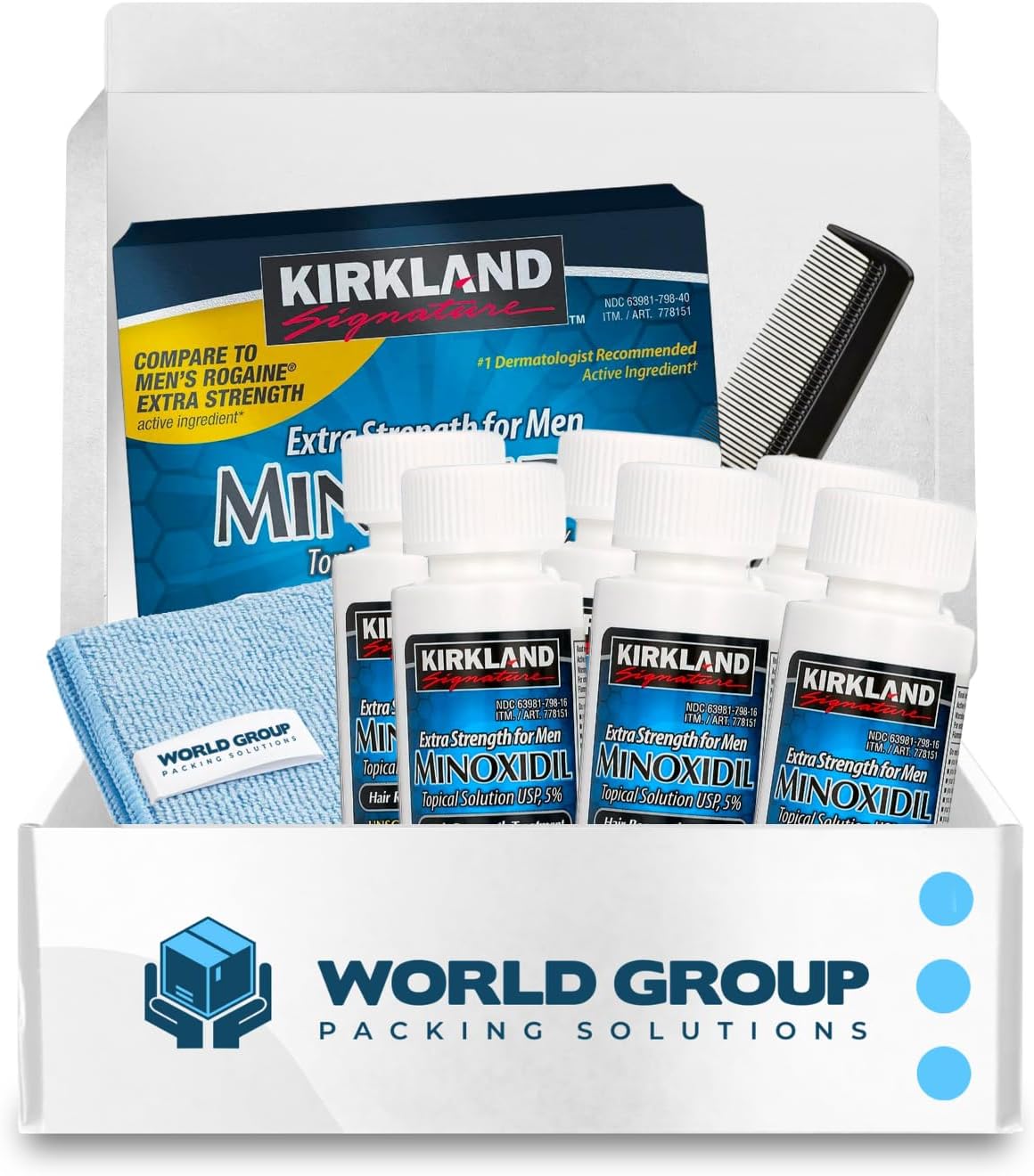 Amazon.com: Kirkland Minoxidil 5 percentage Extra Strength Hair Loss ...