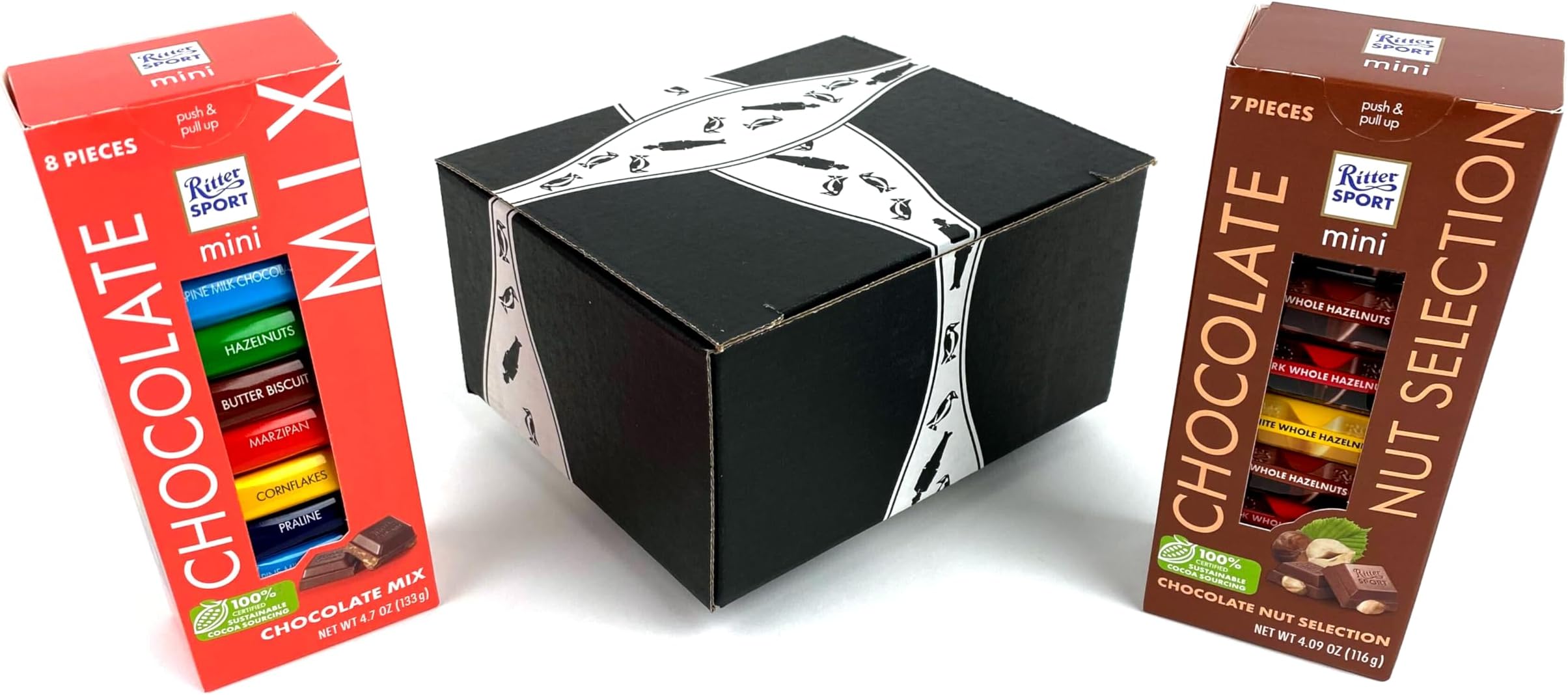 Amazon.com : Ritter Mini Chocolate Towers 2-Flavor Variety: One Package ...