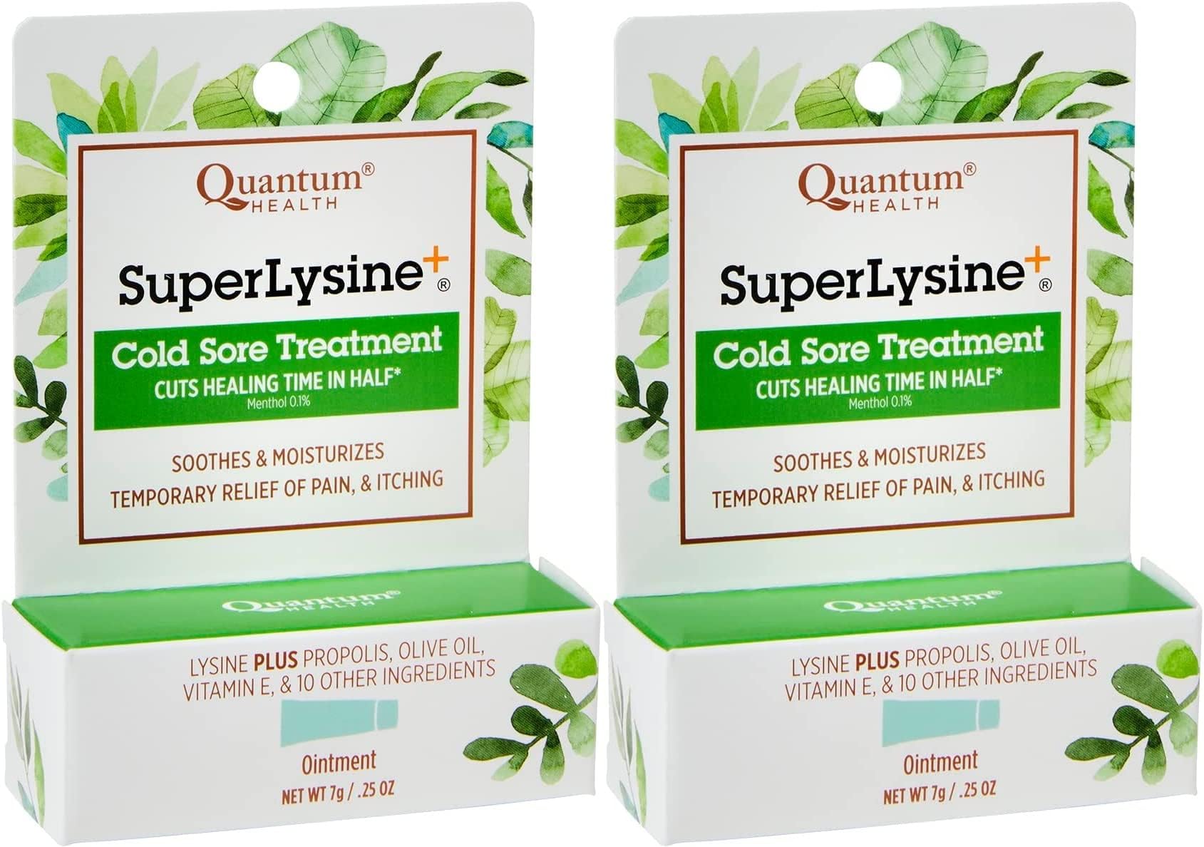 Amazon.com: Quantum SuperLysine+ Cold Sore Treatment Ointment|Relieves ...