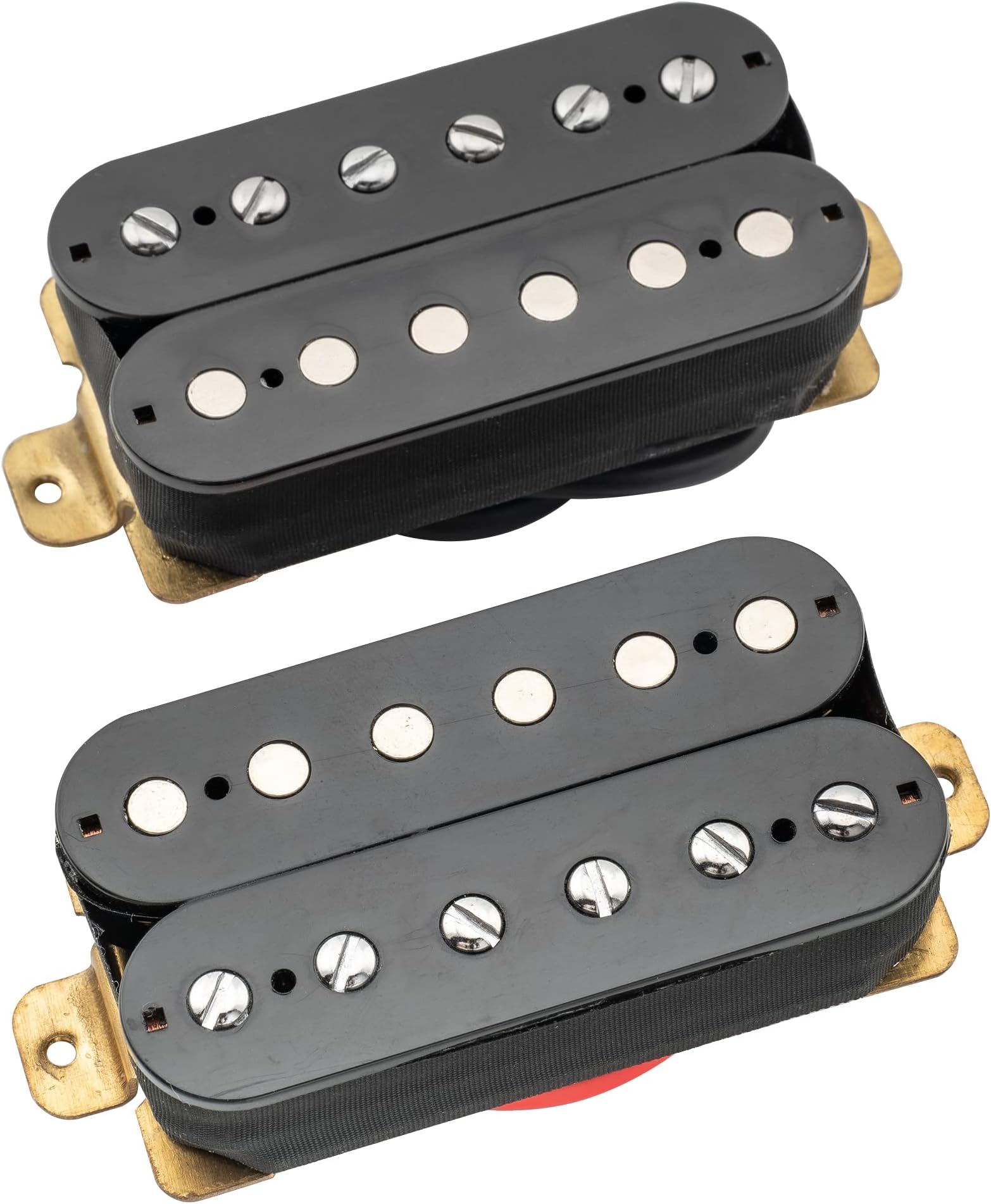 Amazon.com: FLEOR Hot Dual Rail Humbucker Pickups Ceramic Electric ...