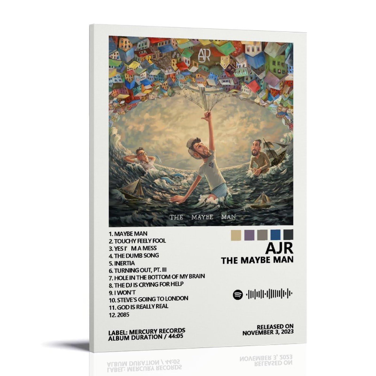 Amazon.com: MOMYO AJR Poster The Maybe Man Music Album Cover Poster ...